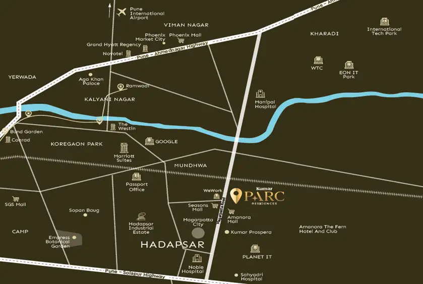 Kumar Parc Residences Magarpatta Pune
